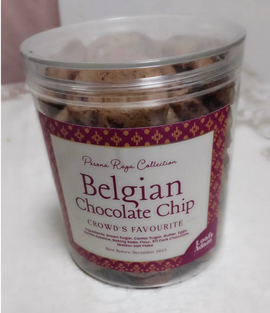 BN Loaf Adam Belgian Chocolate Chip *Halal* not kunafa Nutella tapak ...
