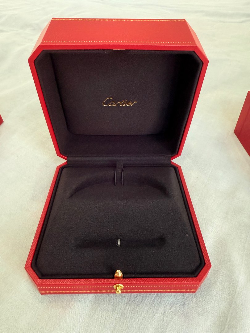 Cartier Love bracelet box with paper bag, Luxury, Accessories on Carousell