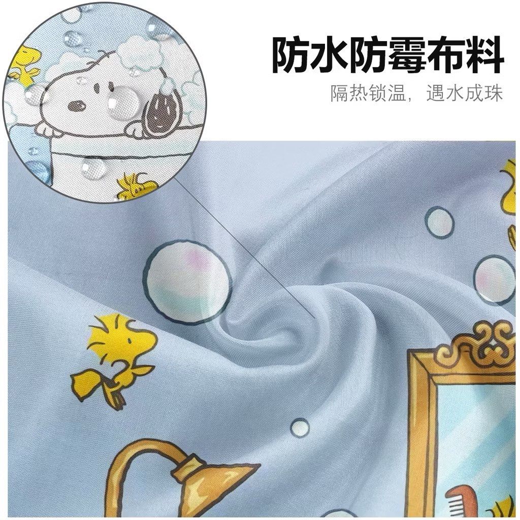 Cartoon SNOOPY Snoopy Shower Bird Waterproof and Mouldproof Bathroom ...