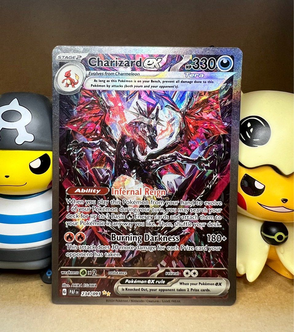 Charizard ex 234/091 Pokemon Paldean Fates Special Illustration Rare ...