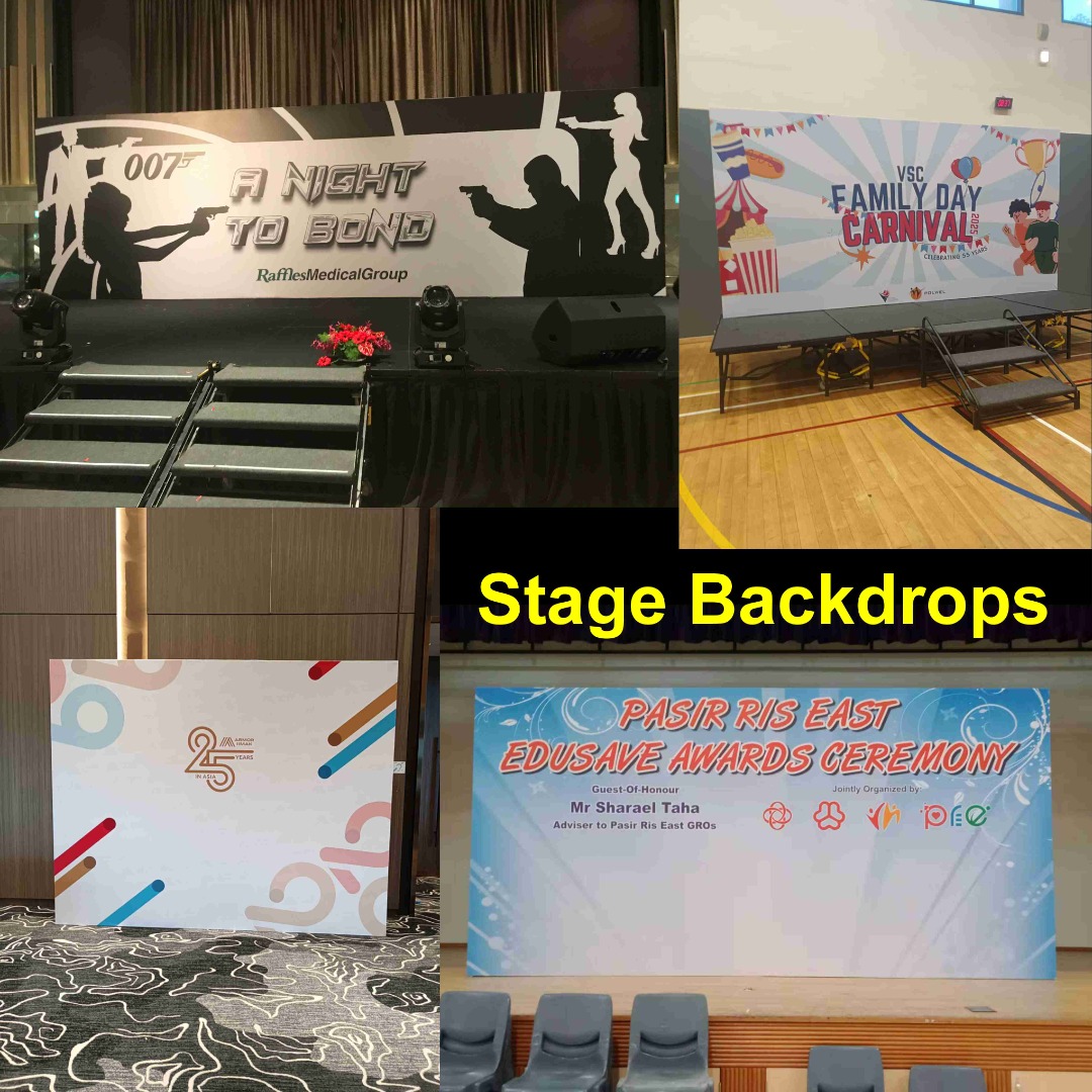 Cheap Stage Backdrop Printing for your event in Singapore, Lifestyle ...