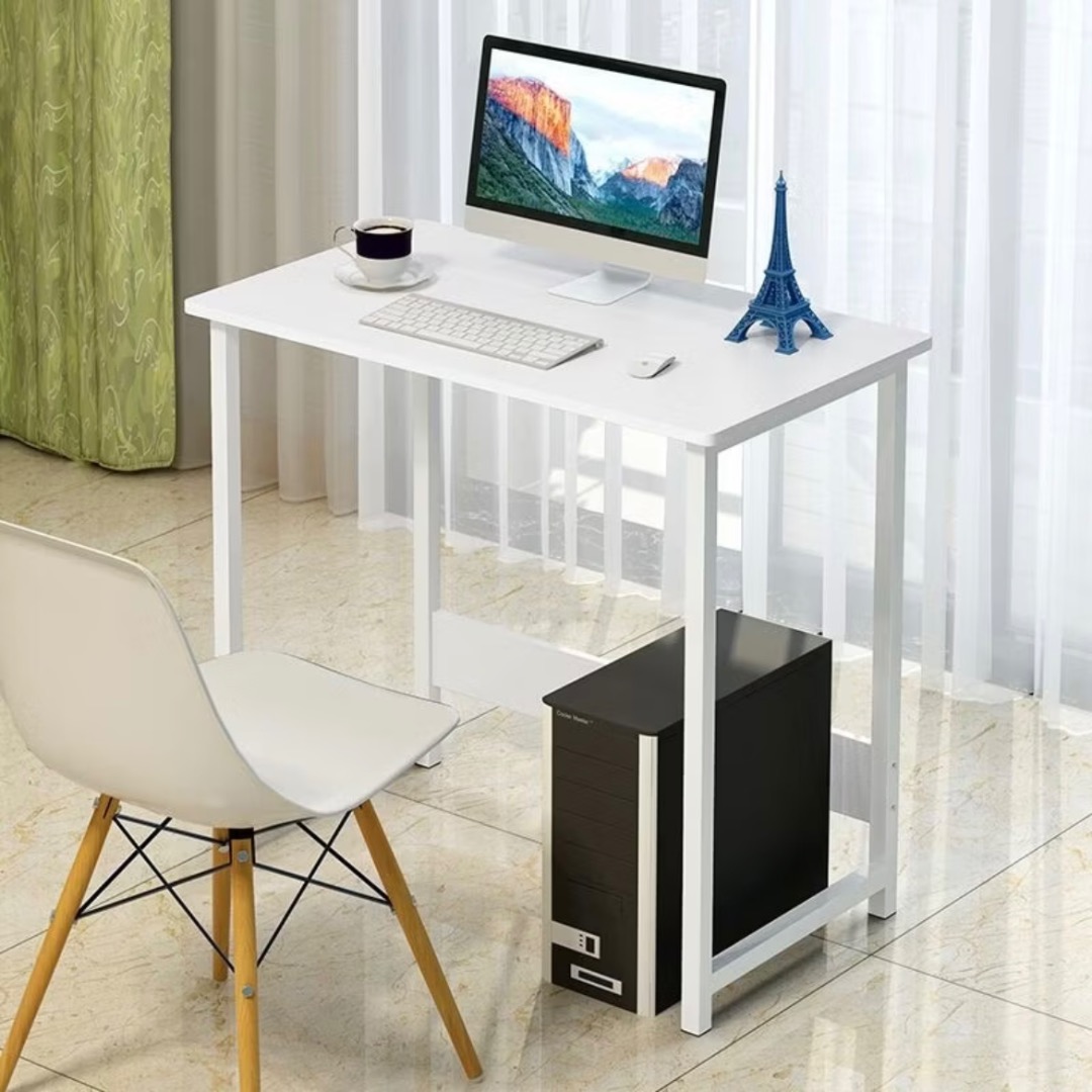 Compact Writing Desk | Small Computer Desk For Study | Wooden Table ...