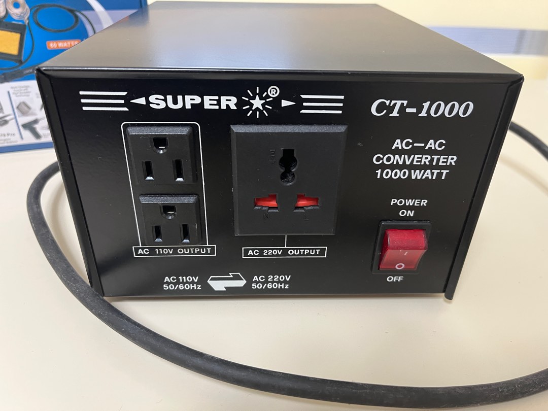 Step Down Step Up ac-ac Transformer Converter 1000 Watt, TV & Home ...