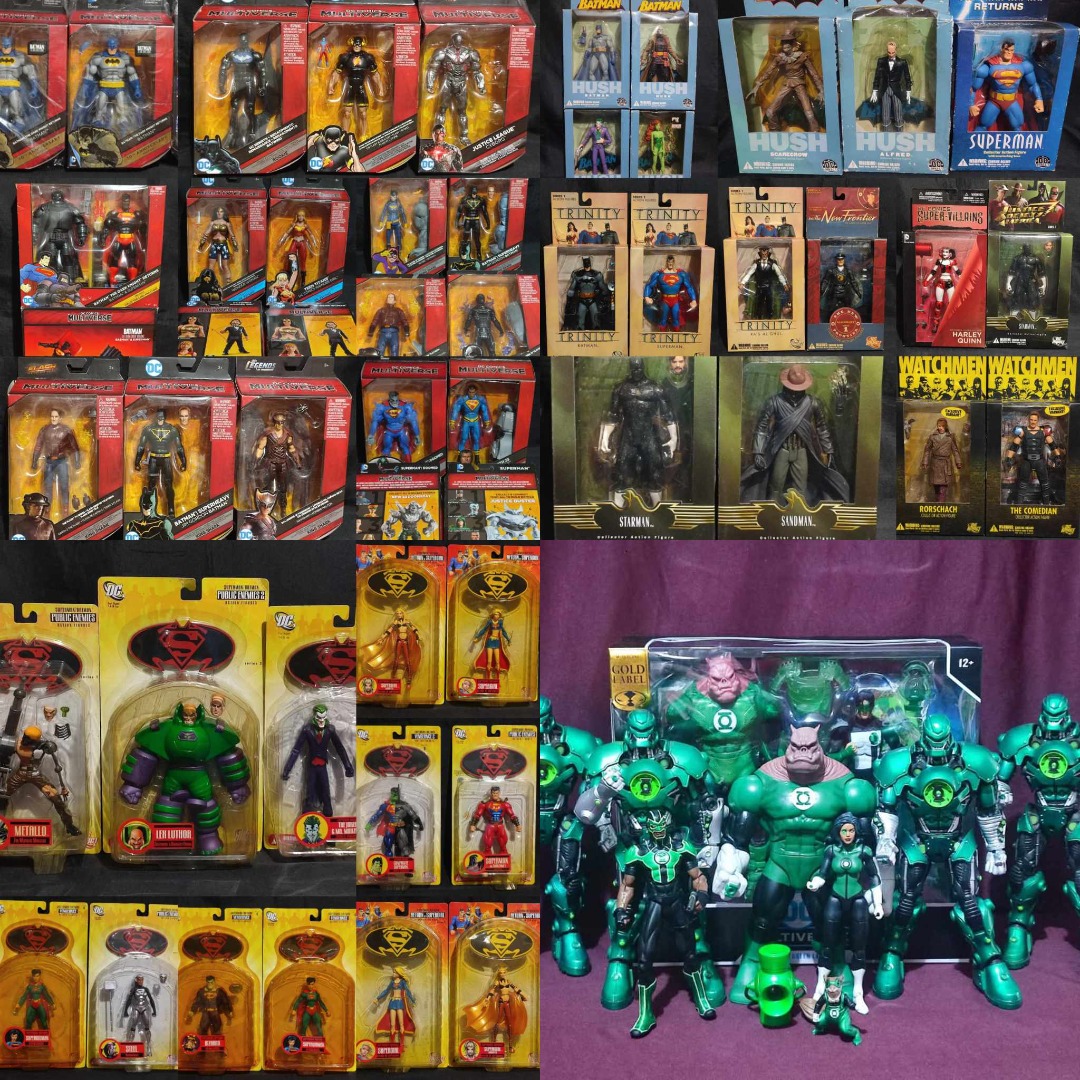 DC FIGURES - Superman Batman Hush Flash Wonder Woman Green Lantern ...