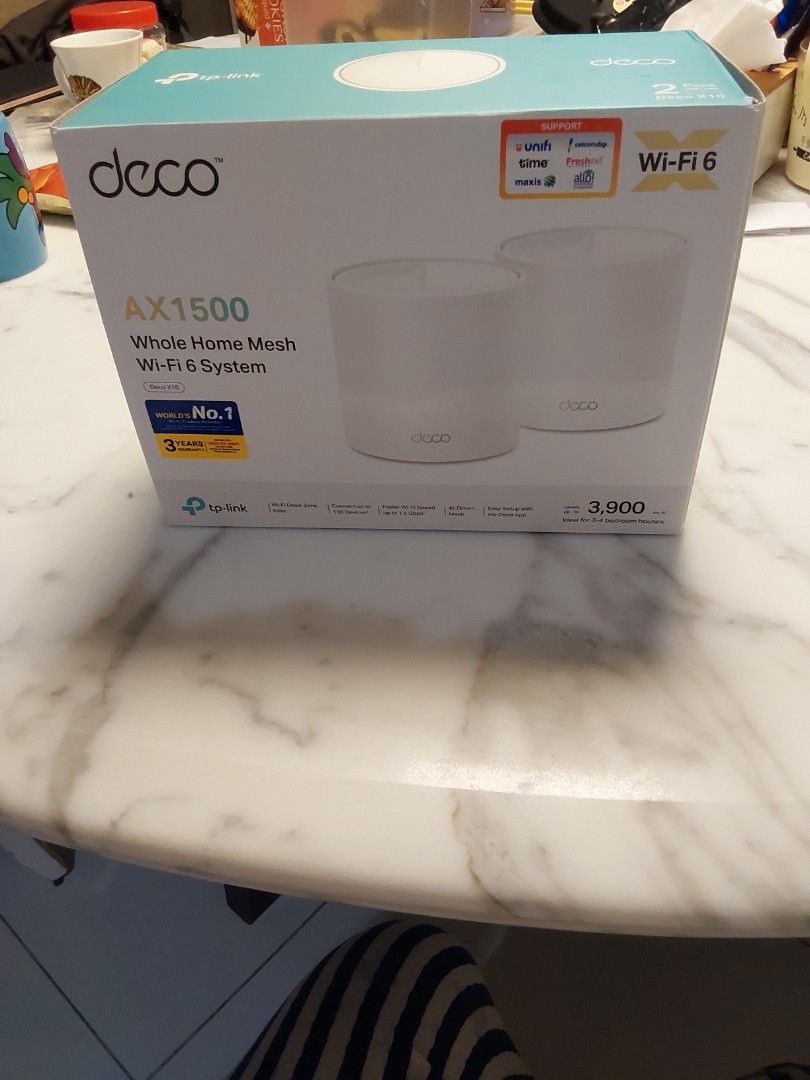 Deco x10 AX1500 Mesh (2 unit), Computers & Tech, Parts & Accessories ...