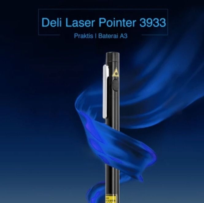 Deli Laser Pointer Pen Pointer Presentation 650 NM ***Powered by AAA x ...