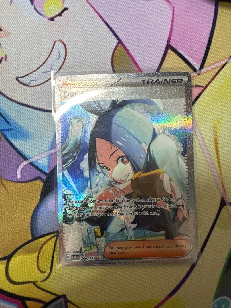 [Dendra SIR] Pokemon TCG Paldea Evolved Dendra Trainer SIR 266/193 ...