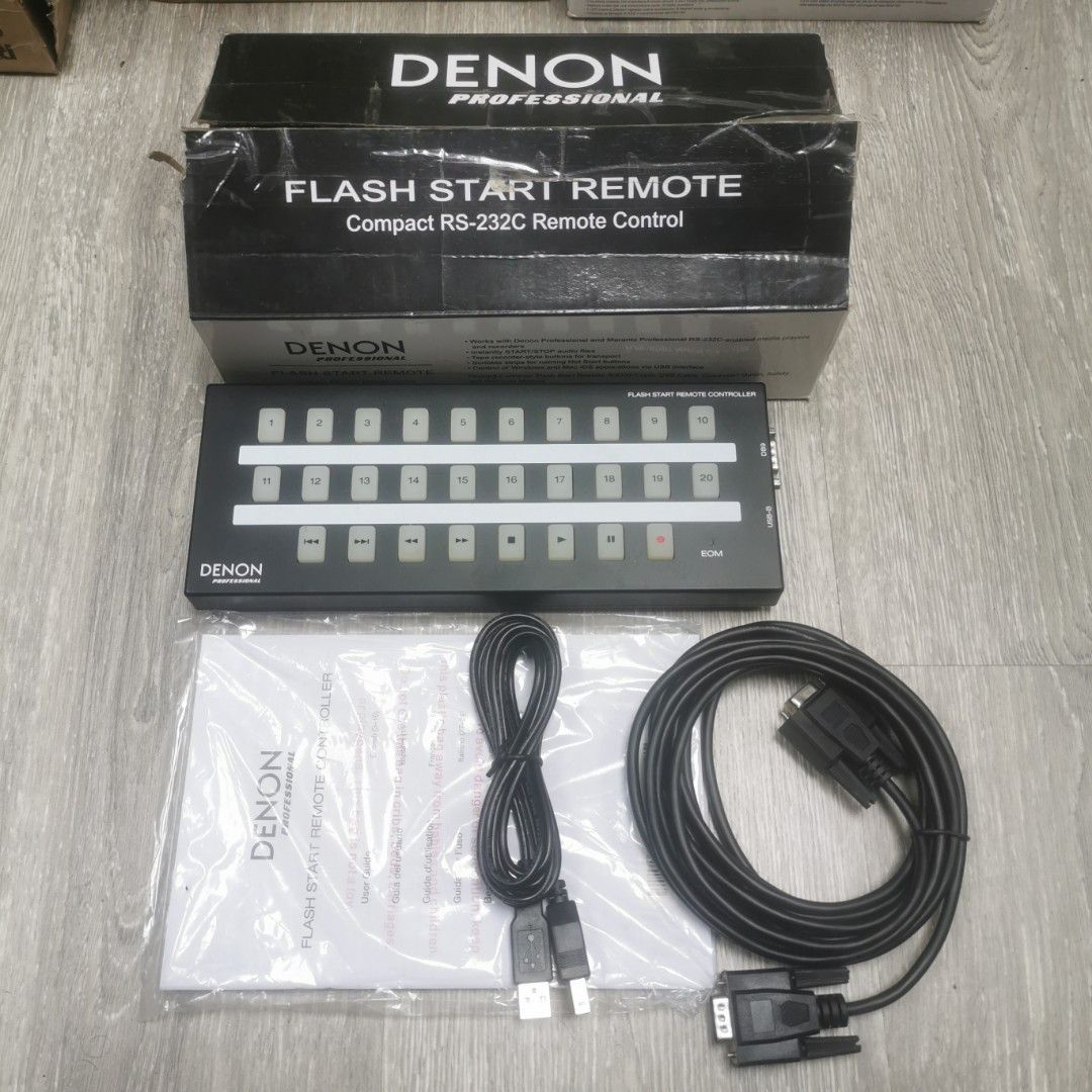 Denon RS-232C Remote Controller unit Flash start remote, Audio, Other ...