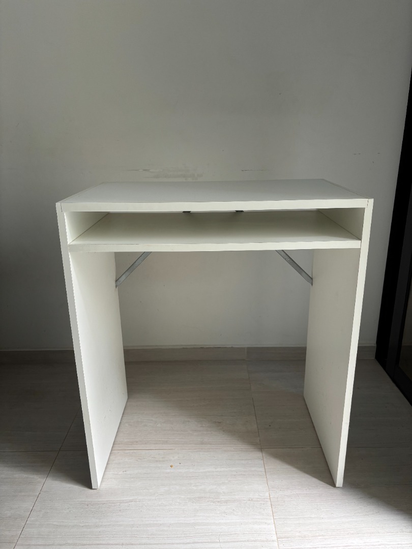 IKEA Study Table White (Half Price), Furniture & Home Living, Furniture ...