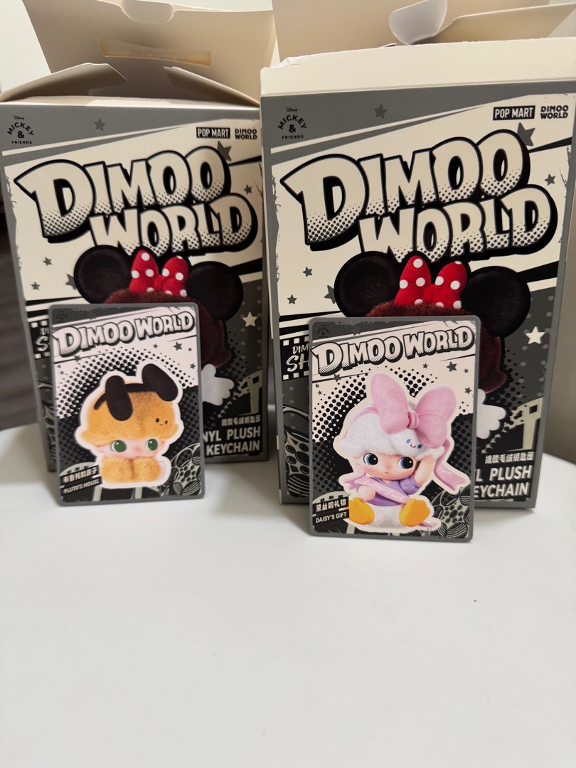 DIMOO DISNEY PLUTO AND DAISY, 興趣及遊戲, 玩具 & 遊戲類 - Carousell