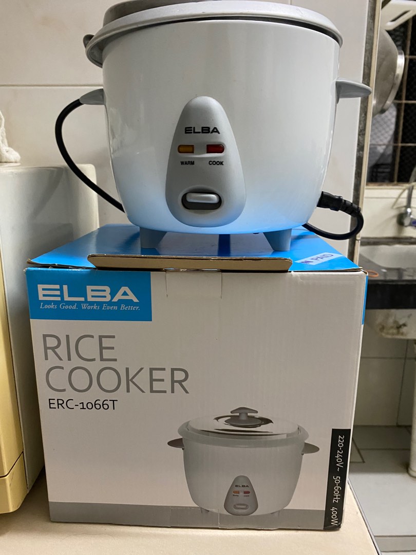 ELBA 1 liter rice cooker, TV & Home Appliances, Kitchen Appliances ...