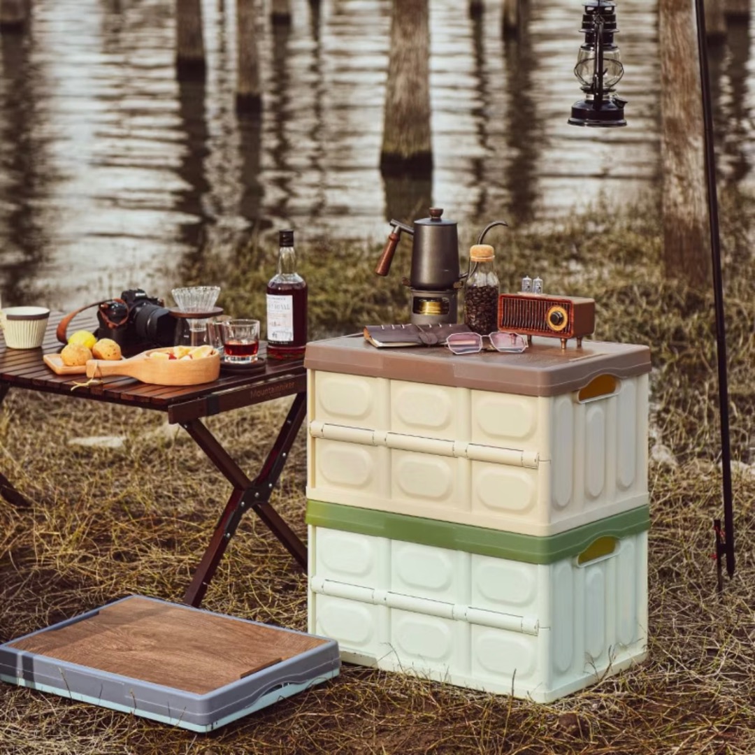 Foldable Storage Box Cabinet | Collapsible Plastic Storage Crate With ...