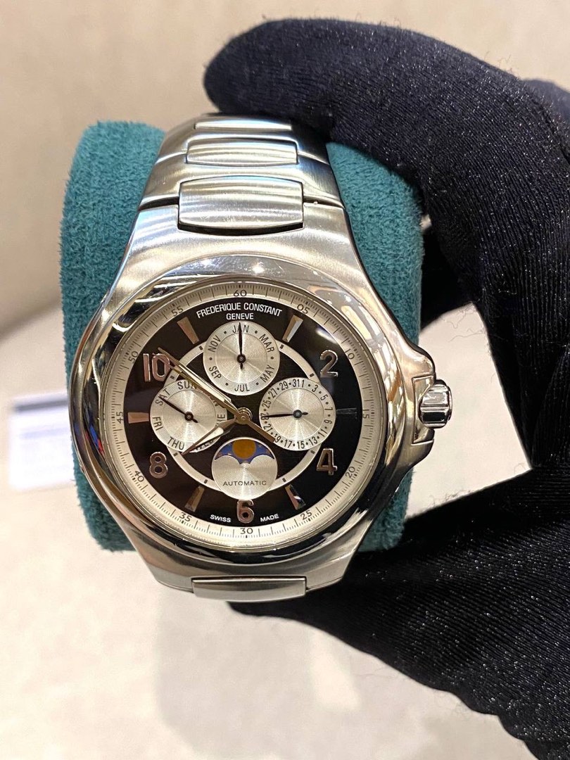 FREDERIQUE CONSTANT HIGHLIFE PANDA DIAL REF FC-365 ANNUAL CALENDER MOON ...