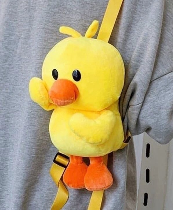FREE yellow duck bag, Women's Fashion, Bags & Wallets, Backpacks on ...