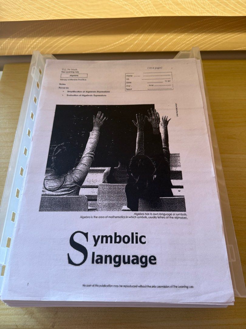 Full year PSLE math p6 learning notes with solutions and working from ...