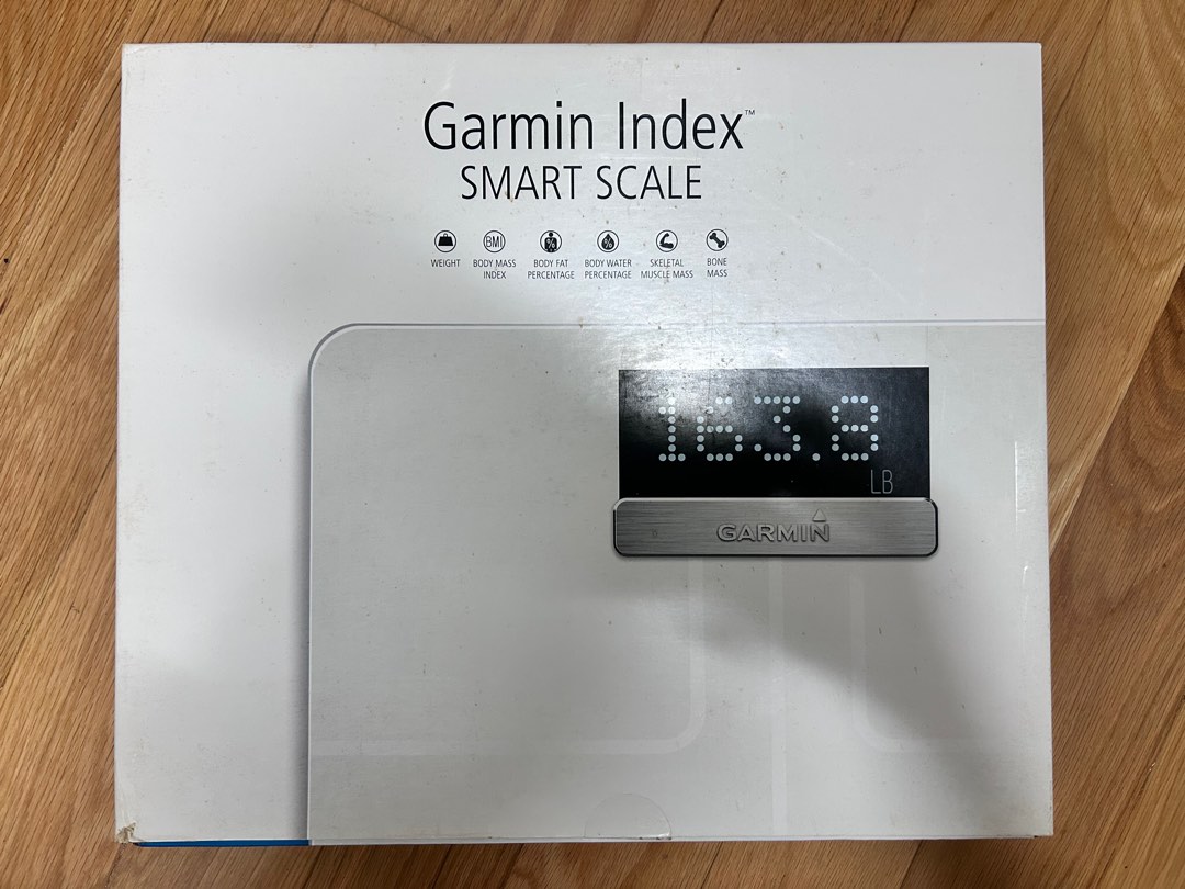 Garmin Index Smart Scale S1, Health & Nutrition, Health Monitors ...