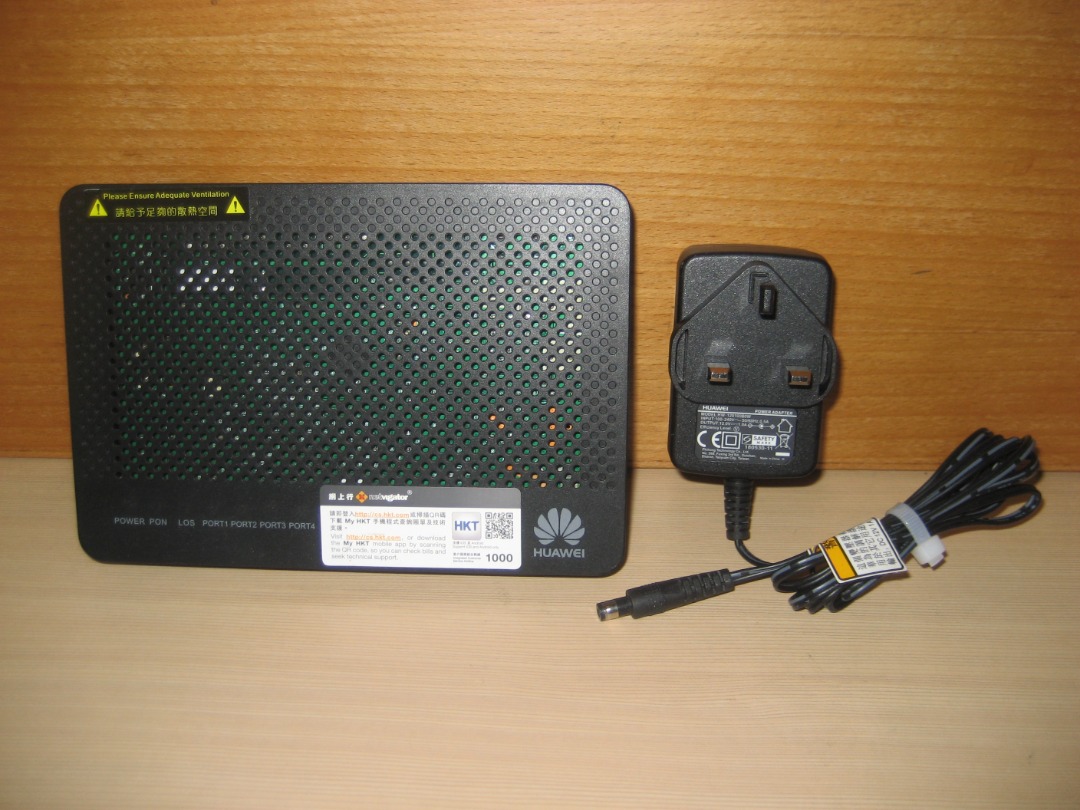 🌟🌟🌟【原裝】HUAWEI 華為 EchoLife HG8040H5 光纖數據機｜WiFi Router 連 【原裝】火牛 💥 適合還機 ...