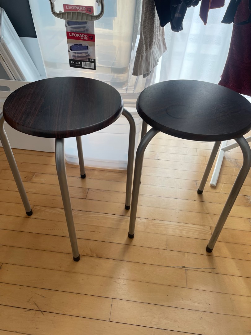 IKEA stools, Furniture & Home Living, Furniture, Other Home Furniture ...