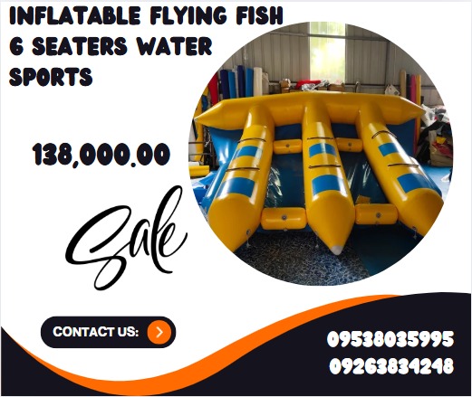 Inflatable Flying Fish 6 SEATERS Water Sports, Sports Equipment, Sports ...