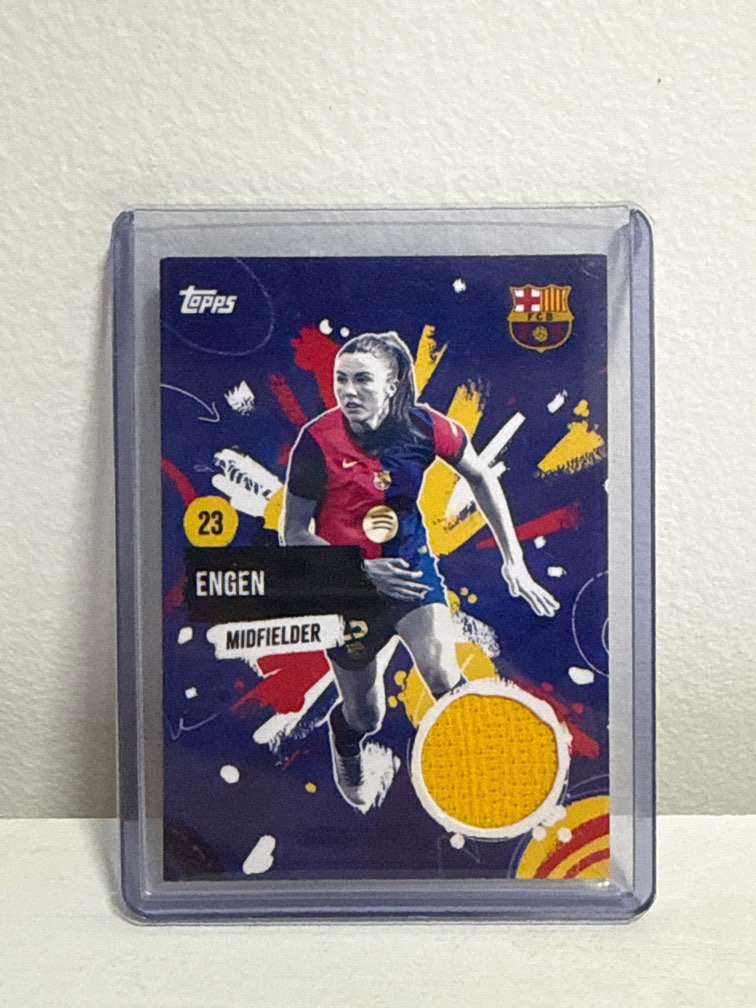 Ingrid Engen 2024-25 Topps FC Barcelona Team Set Barca Rumba Relic ...