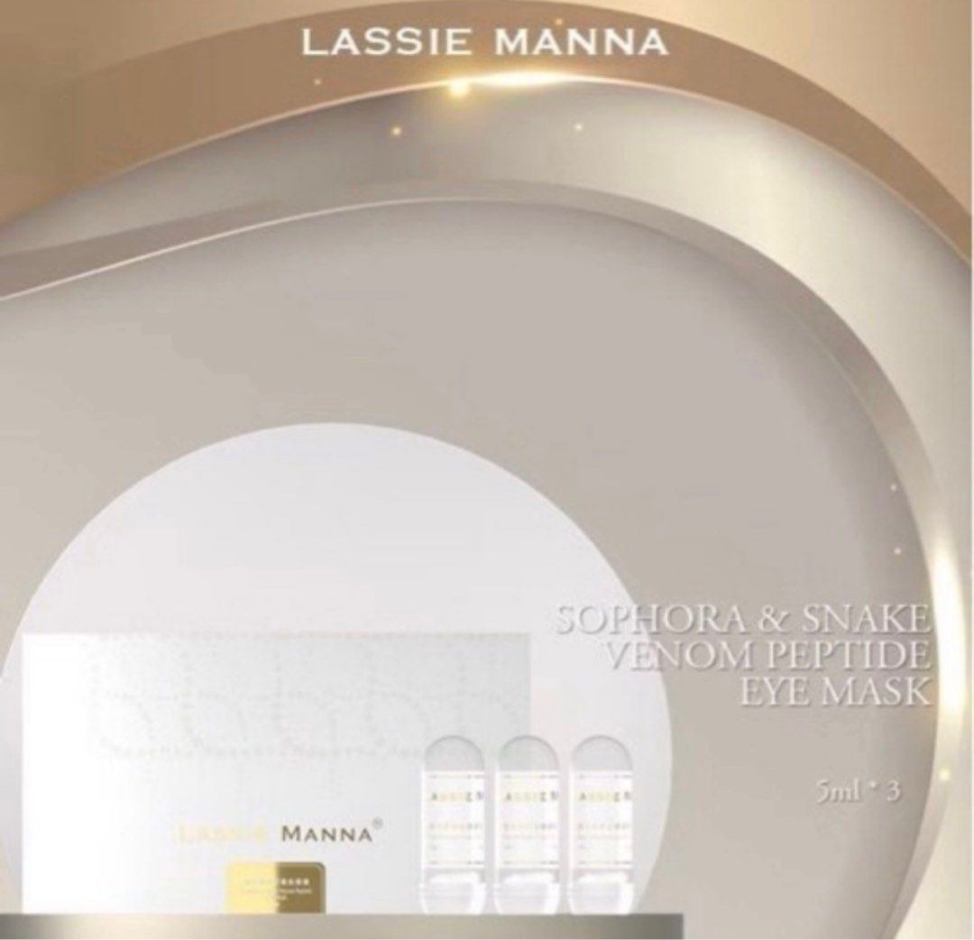 Lassie Manna Snake Venom Peptide Mask / Wisdom Cream / Eye Pen, Beauty ...