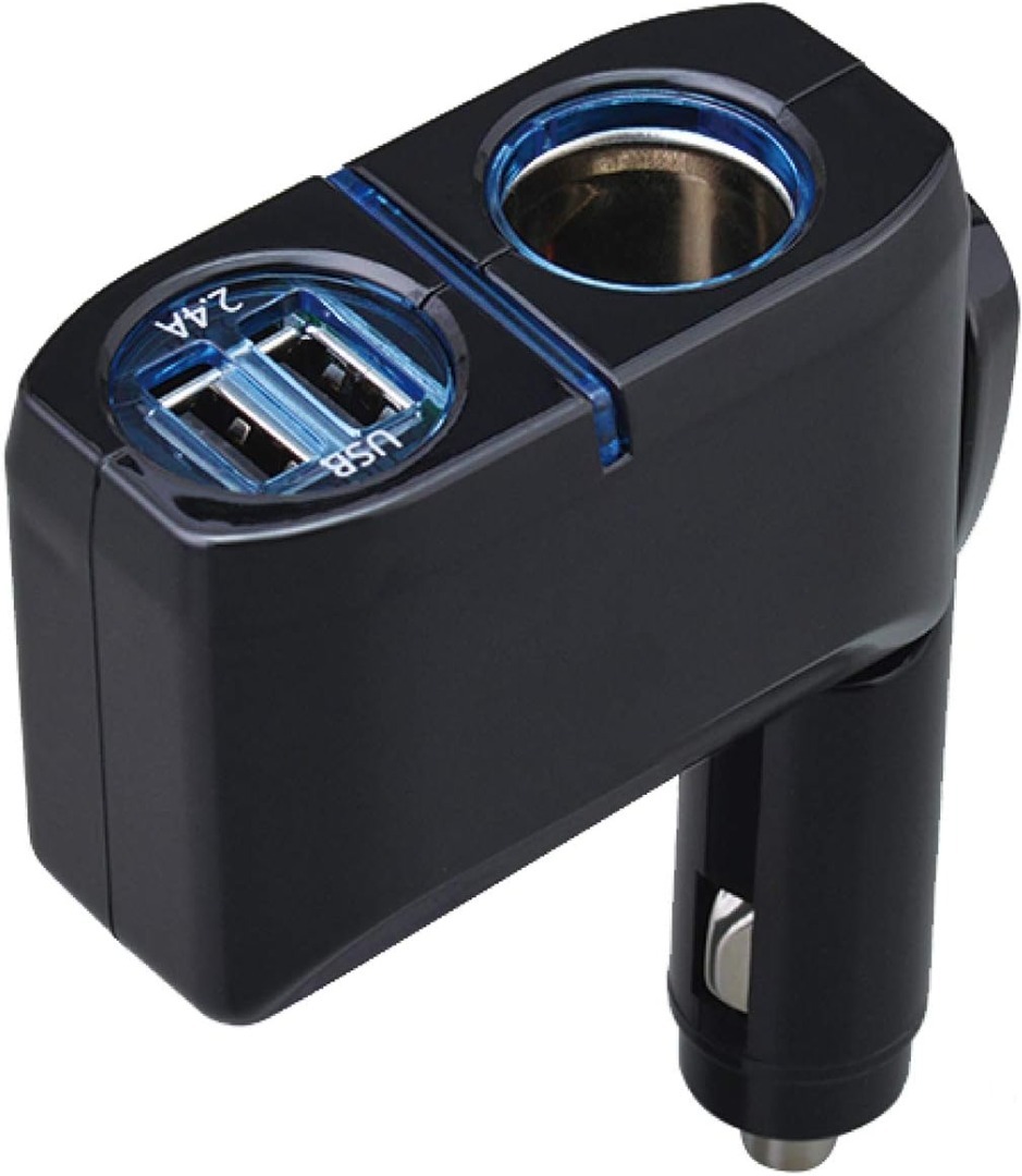 Lightly used Seiwa F274 Car Supplies, Cigarette Lighter Rotating Extension, Cigarette Lighter ...