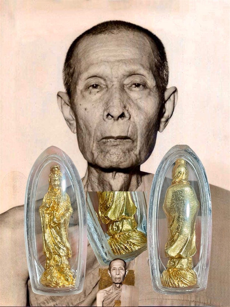 LP Toh Wat Pradoochimplee Guan Yin With Code BE2517 (Extremely Rare ...
