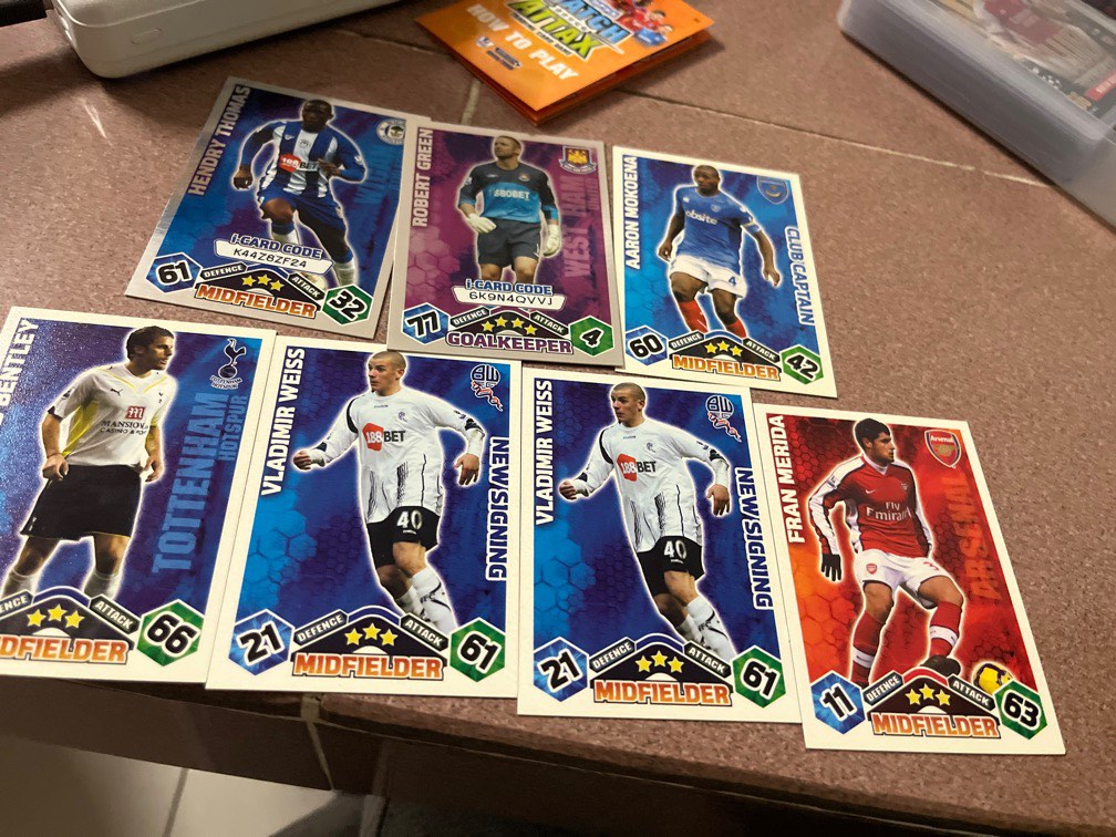 Match Attax, Hobbies & Toys, Memorabilia & Collectibles, Vintage ...