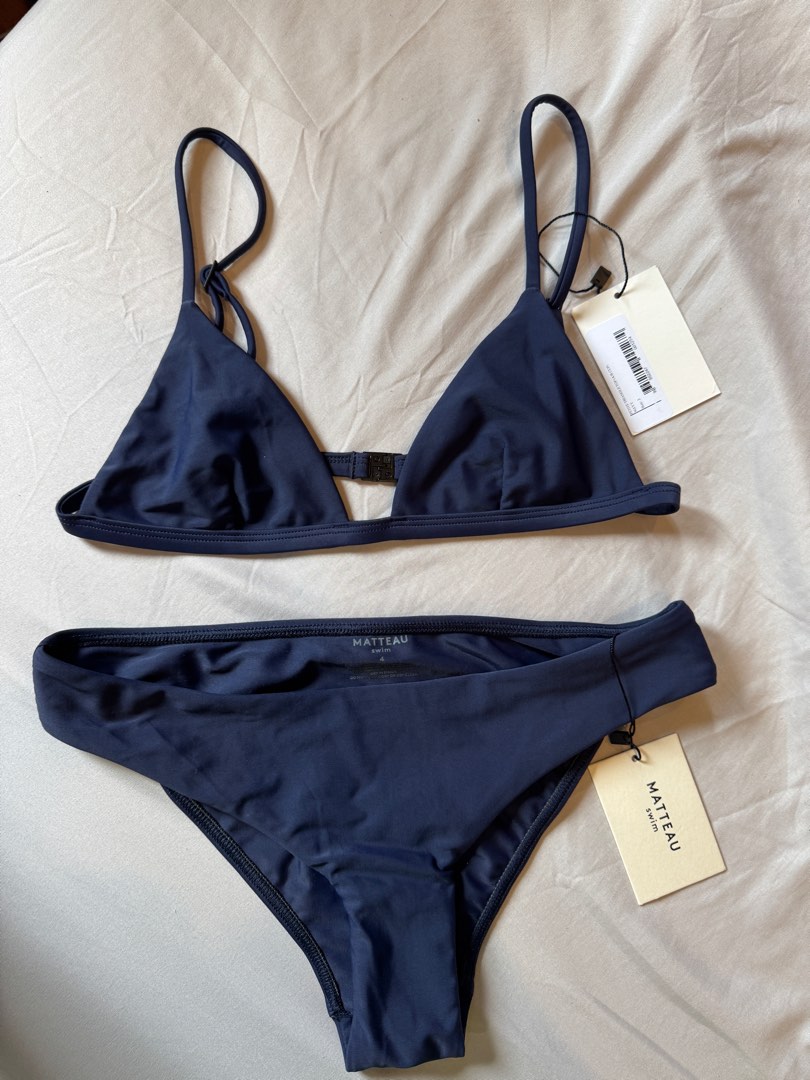Matteau Swim Triangle Bikini, Women's Fashion, Swimwear, Bikinis ...