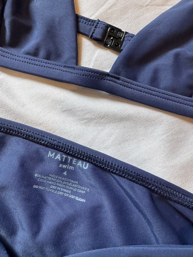 Matteau Swim Triangle Bikini, Women's Fashion, Swimwear, Bikinis ...