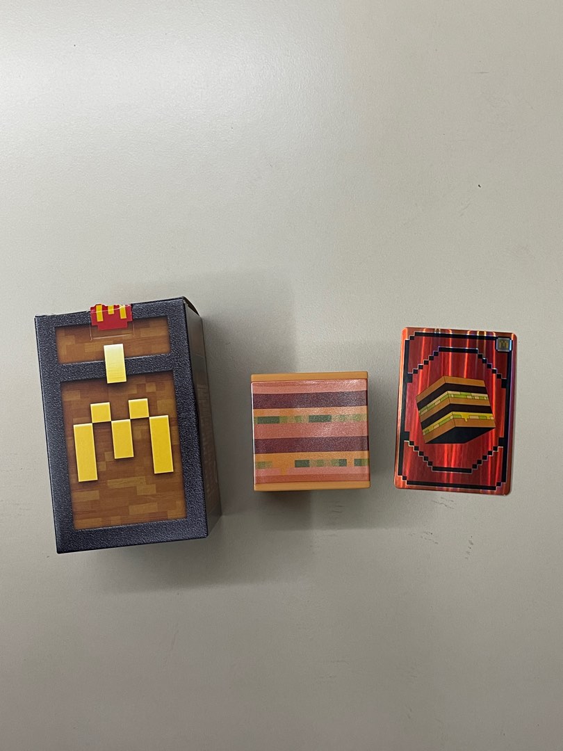 Mcdo Minecraft Movie Meal - BigMac Crystal Unused Code, Hobbies & Toys ...