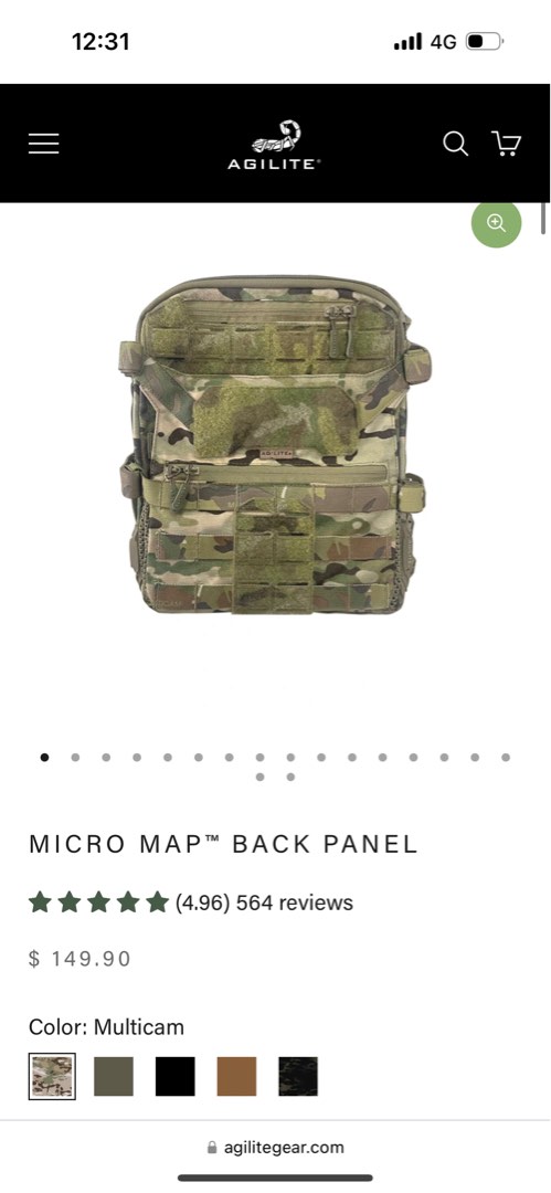 Micro map back panel, Men's Fashion, Bags, Backpacks on Carousell