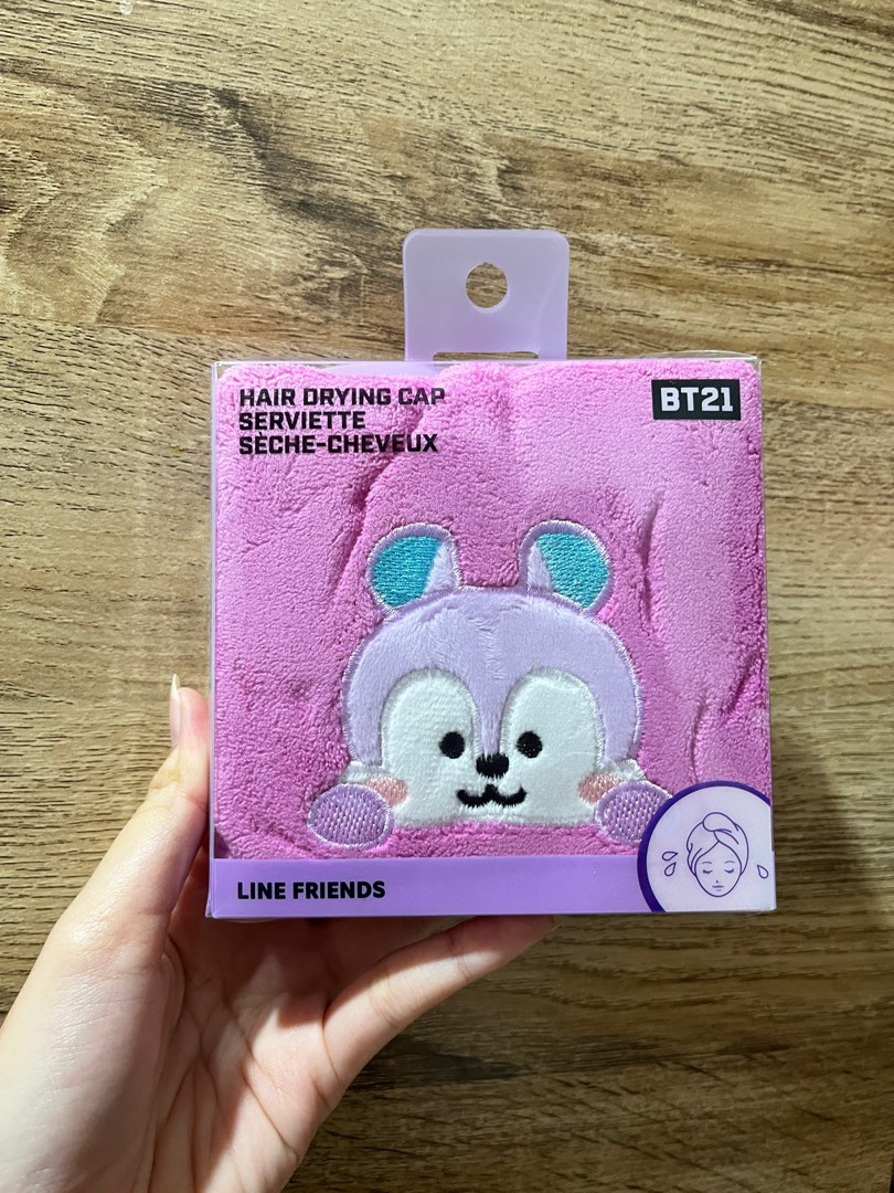 miniso hair drying cap bt21 x miniso | handuk rambut, Barang Yang ...