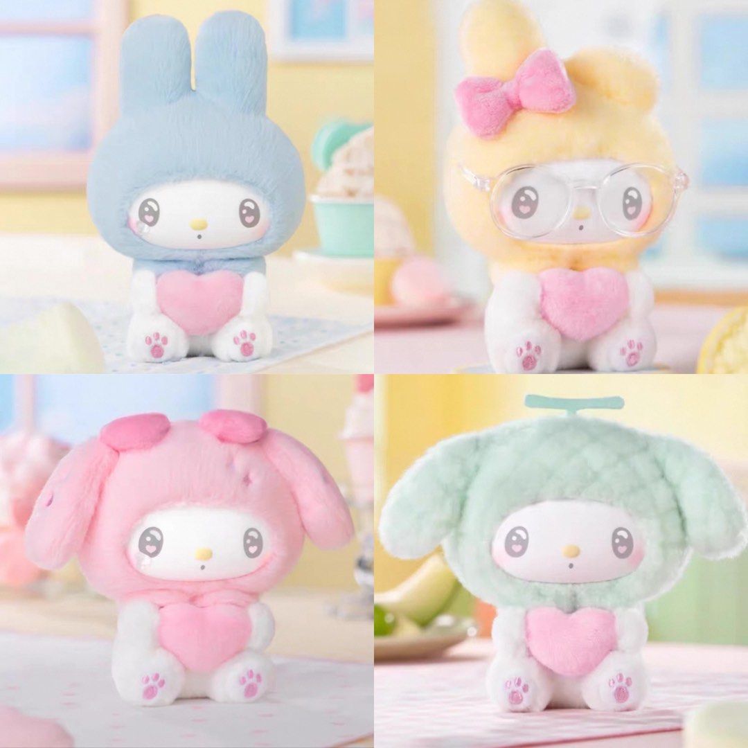 MY MELODY 50TH ANNIVESARY MILK CANDY SERIES PLUSH / FULL SERIES ...