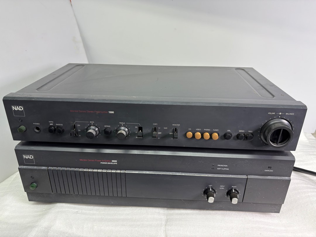 Nad pre/power amp 1300/2600, Audio, Soundbars, Speakers & Amplifiers on Carousell