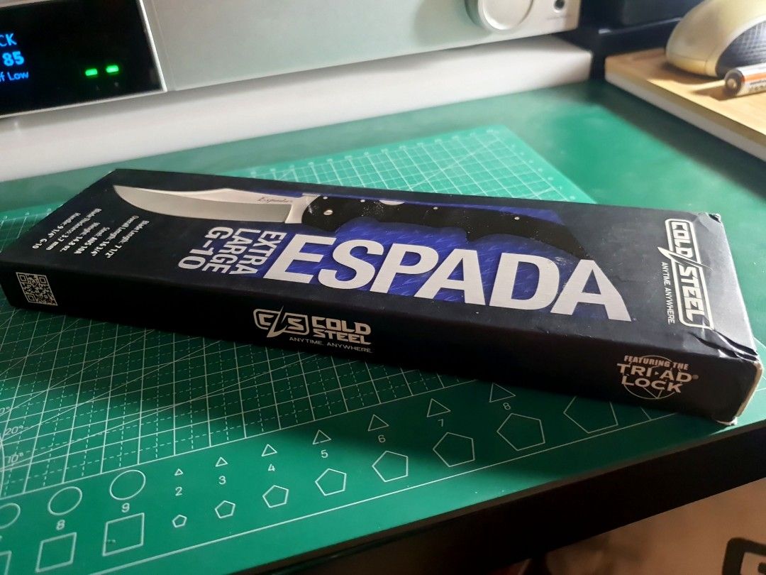 *New In Box*Cold Steel 62MGC XL Espada G10 Folding Knife Japanese AUS ...