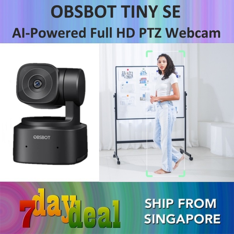 OBSBOT TINY SE AI-Powered Full HD PTZ Webcam, Computers & Tech, Parts & Accessories, Webcams on ...