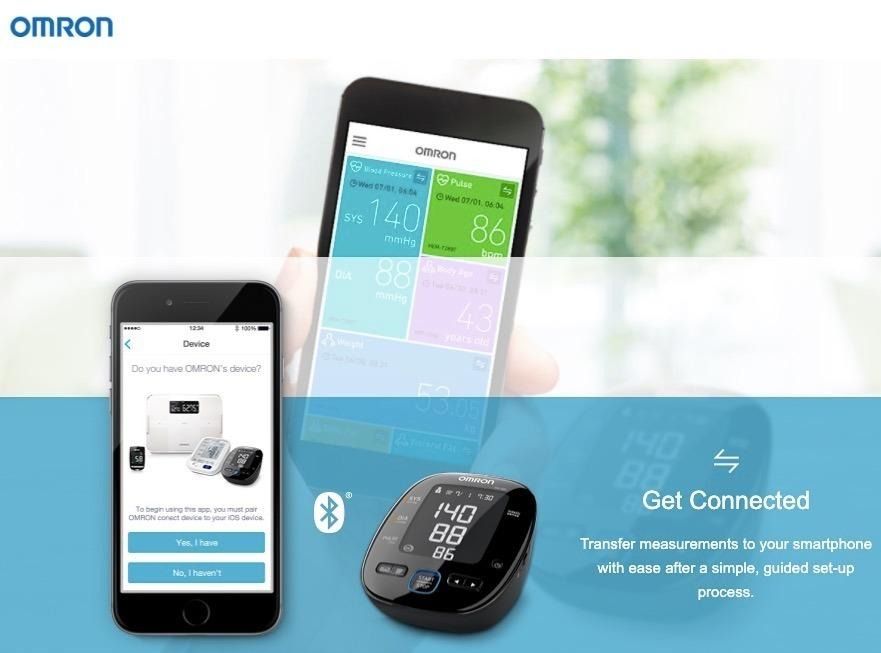 OMRON intellisense with Bluetooth Feature (Work with iPhone /Android ...