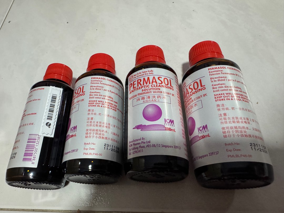 PERMASOL and PRODINE 100ml, Health & Nutrition, Medical Supplies ...