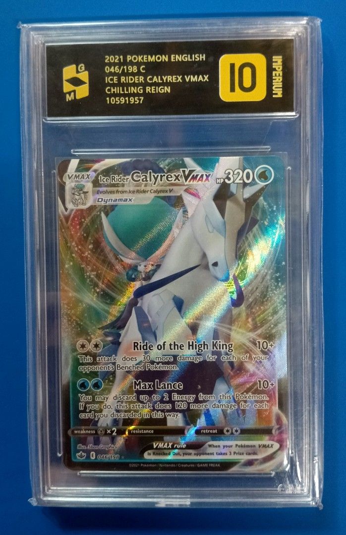 Pokemon - 5 Keping Slab - Umbreon V/Ice Rider Calyrex VMAX/Bill's ...