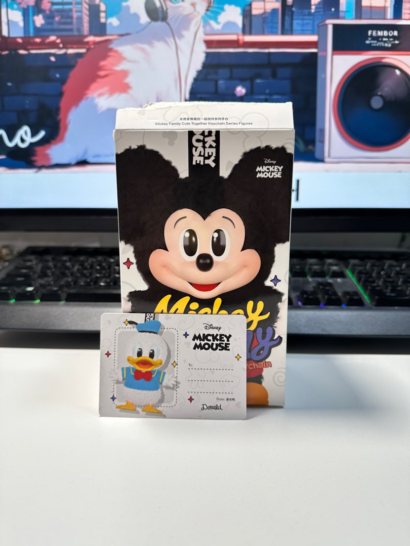 POPMART | Mickey Family Cute Together Keychain - Donald, Hobbies & Toys ...