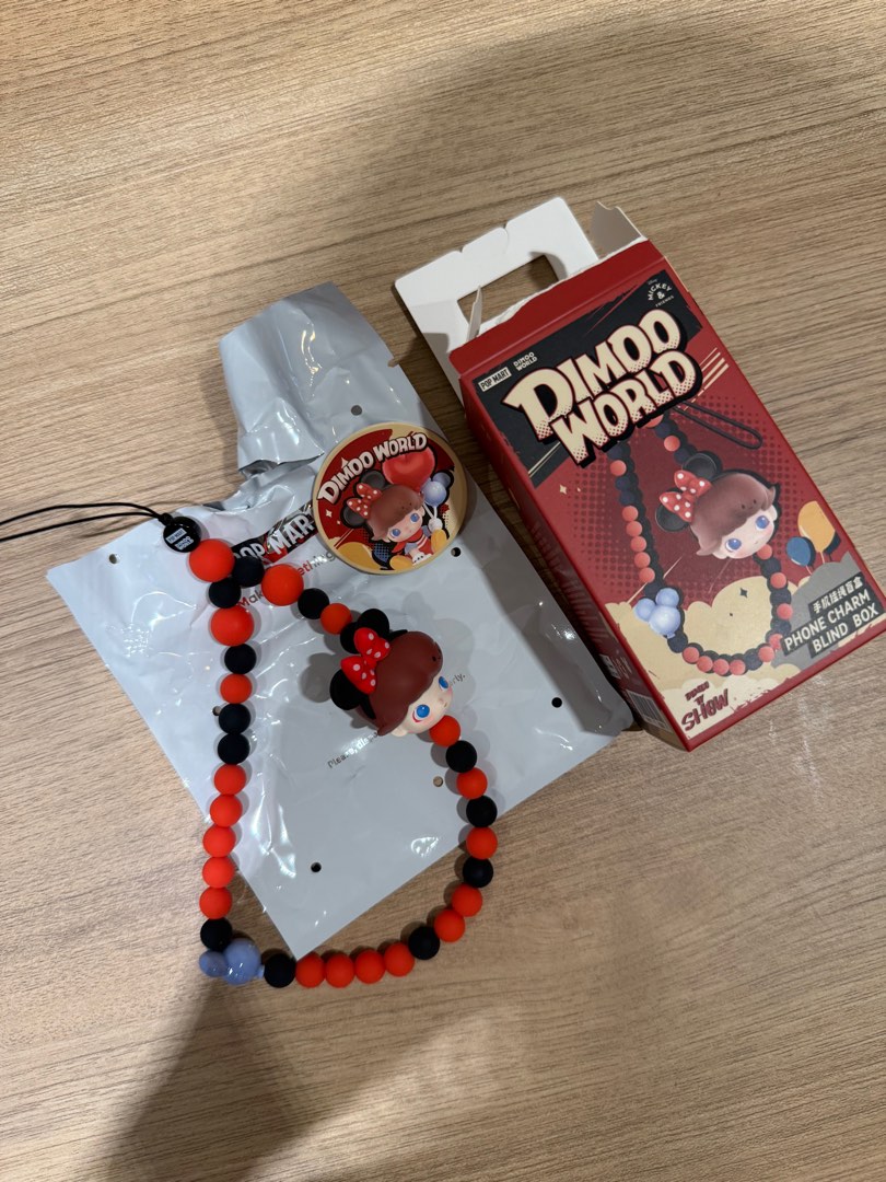 Popmart Dimoo World Phone Charm, Hobbies & Toys, Toys & Games on Carousell