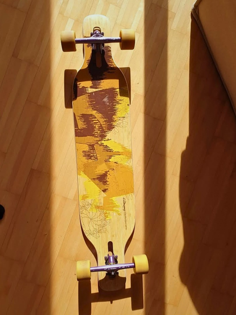 (POSTING FOR A FRIEND) Loaded Dervish Sama Flex 2 Longboard Set, Sports Equipment, Sports ...
