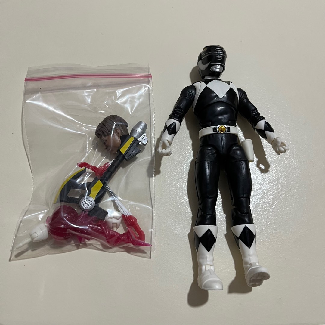 Power Rangers Lightning Collection BLACK RANGER 6" action figure ...