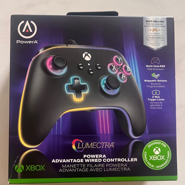 Powers advantage lumectra wired controller, Video Gaming, Gaming ...