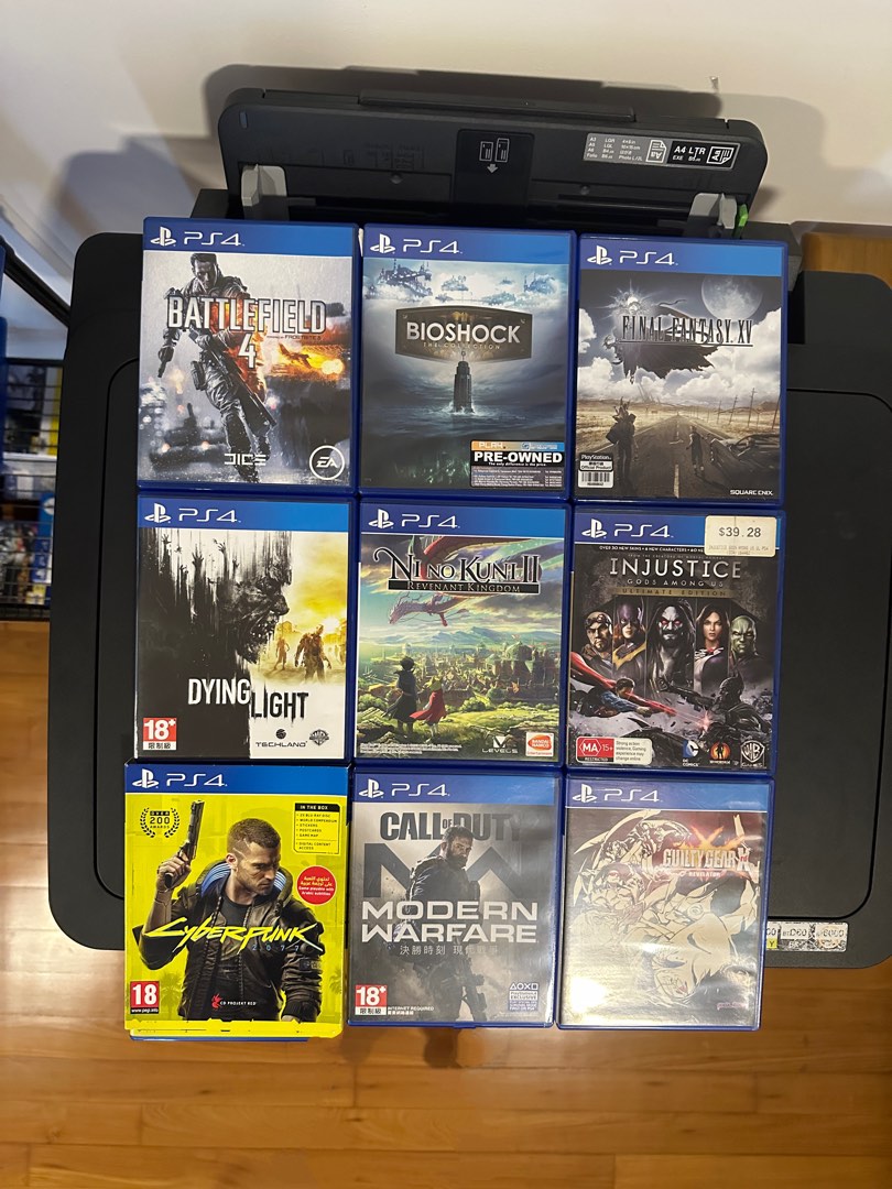 PS4 game Battlefield 4 / Bioshock / Final fantasy XV / Dying light / Ni ...