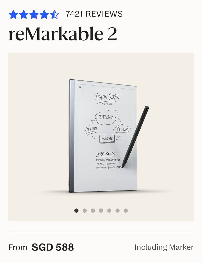 Remarkable 2 w/ Marker Plus and Model Folio, Mobile Phones & Gadgets, E ...
