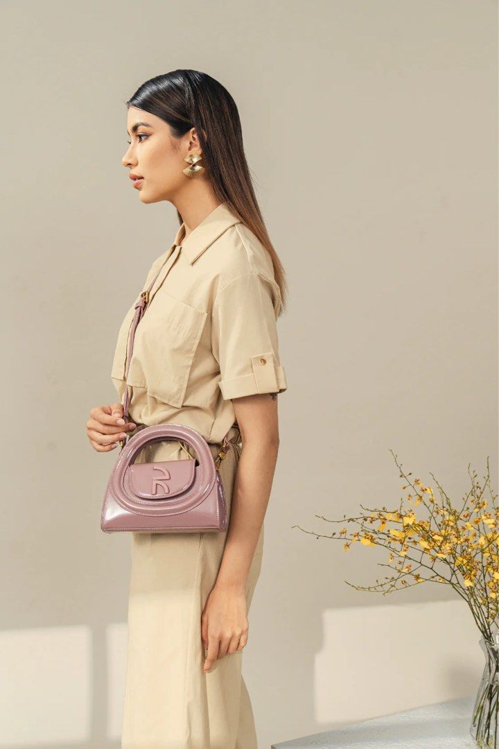 Rico Rinaldi : Mini Solace Bag in Dusty Pink, Women's Fashion, Bags ...
