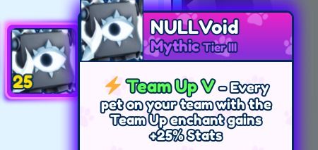 Roblox Bubble Gum Simulator Infinity Mythical Nullvoid w/ Team Up V, 電子遊戲, 遊戲機配件, 遊戲週邊商品 - Carousell