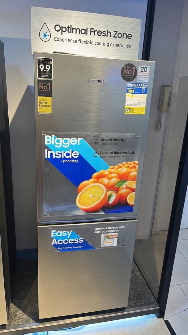 SAMSUNG BOTTOM MOUNT INVERTER REFRIGERATOR, TV & Home Appliances ...
